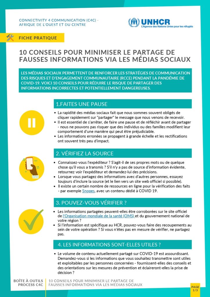 10 conseils pour minimiser le partage de fausses informations via les ...